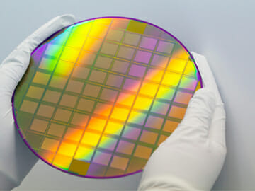 Semiconductor Wafer Icon