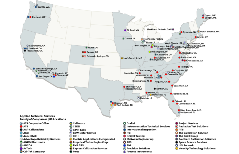 Locations - Applied Technical Services
